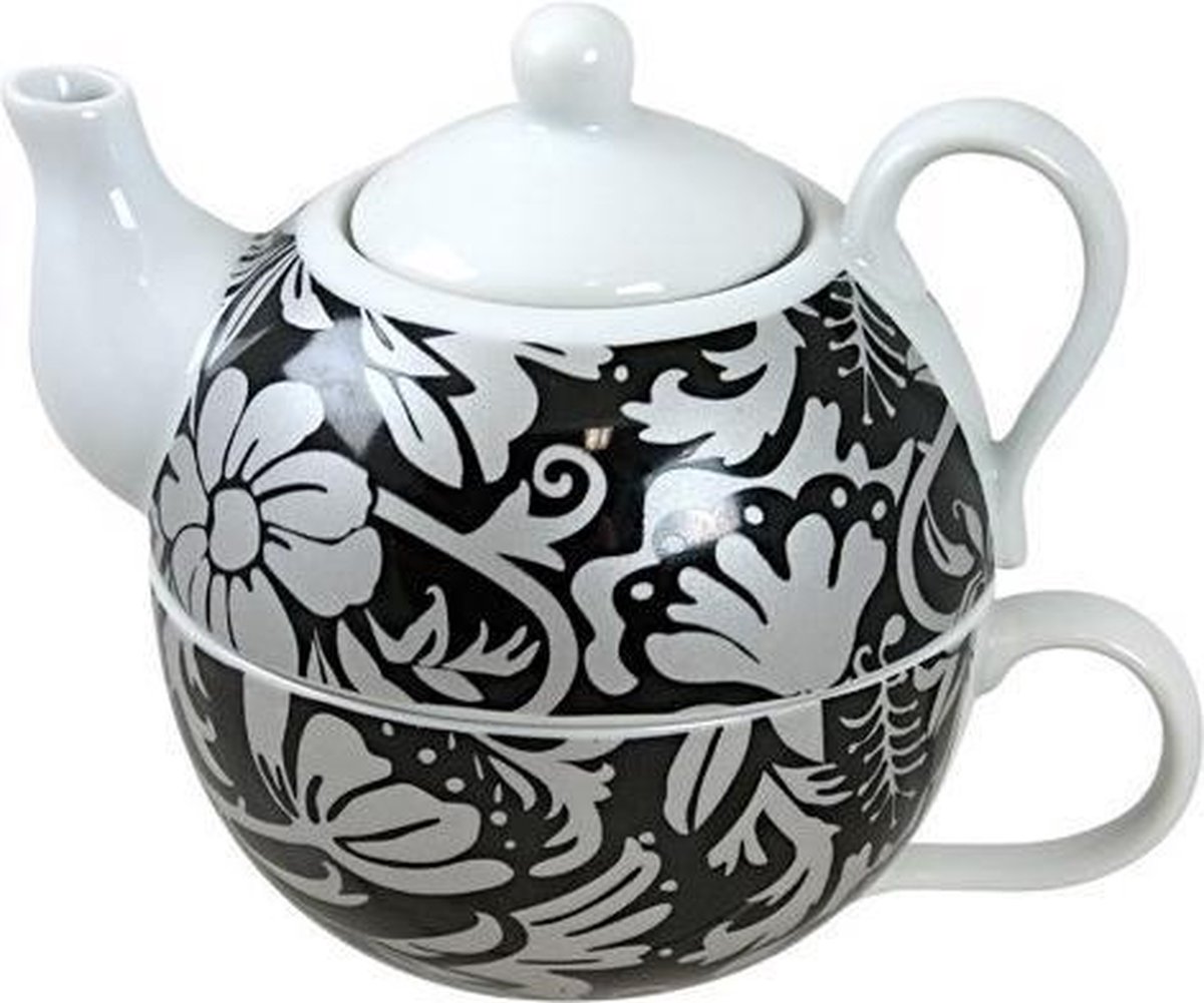 Cosy&Trendy Tea For One Black Leaves - Set-1 | bol.com