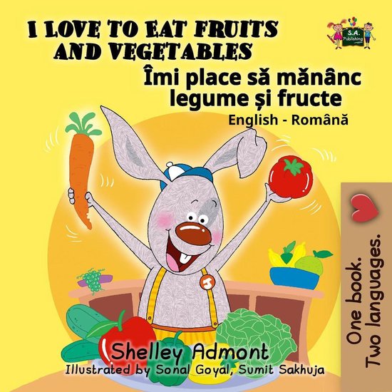 English Romanian Bilingual Collection - I Love to Eat Fruits and ...