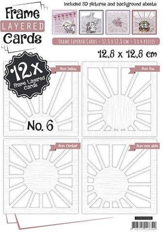 Frame Layered Cards 6 - 4K | bol