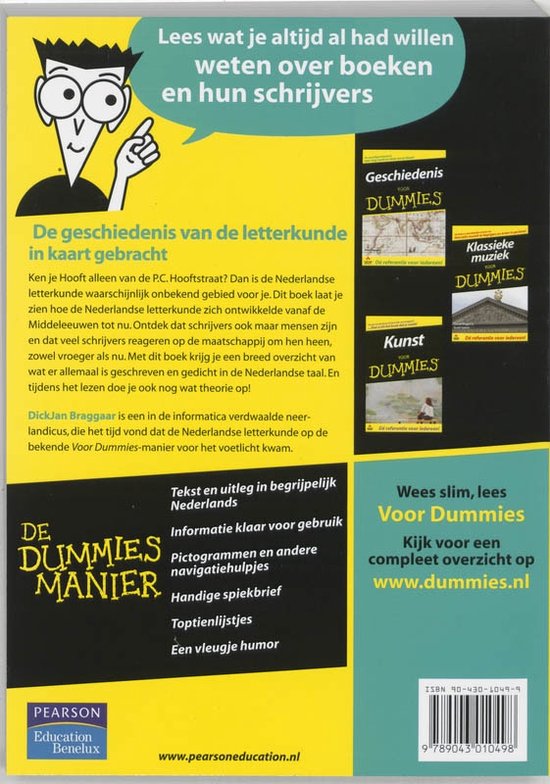 Voor Dummies - Nederlandse letterkunde voor Dummies, D.J. Braggaar ...