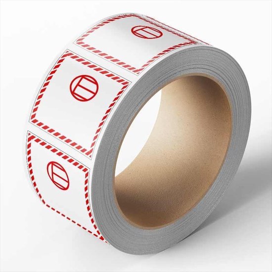 ADR sticker vrijgestelde hoeveelheden, zelfklevend papier, 1000 op rol ...