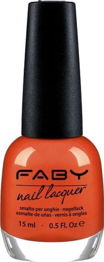 Faby Nagellak Italian Holidays Dames 15 Ml Vegan Oranje | bol