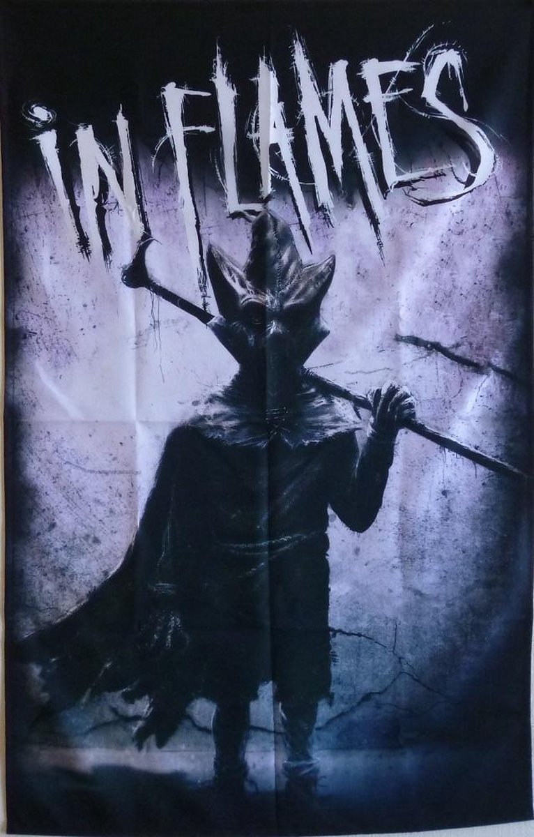 In Flames Textiel Poster Flag I, The Mask Multicolours | bol.com