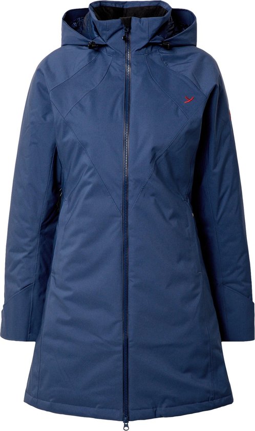 Y by Nordisk Raa Hardshell Down Coat Women, blauw Maat M | bol.com