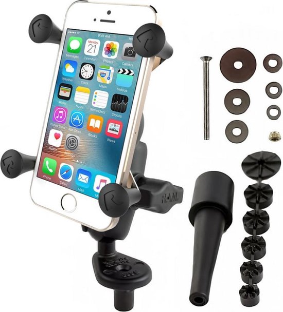 Ram Mounts Combinaison Stem Mount - Short Arm X-Grip N | bol.com