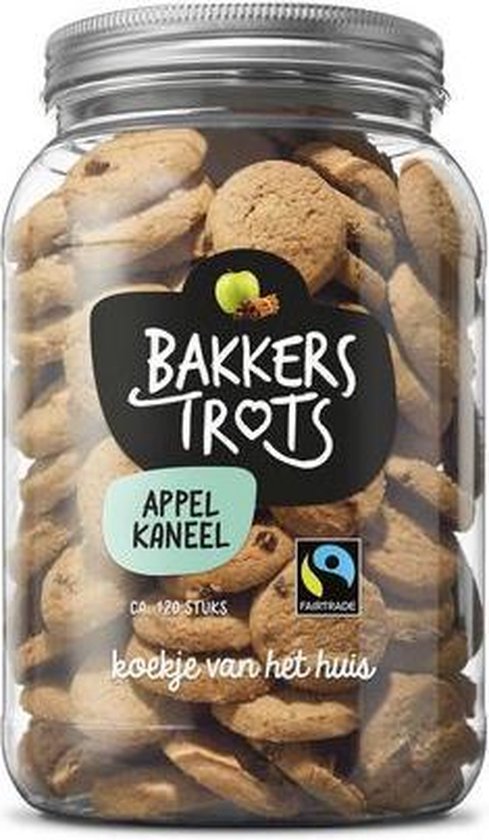 Bakkers Trots - Appel Kaneel Koekjes - 1 Pot van 800 Gram - Koekjes in ...