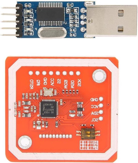 Allecto Plus - NFC Combinatielezer Module met PN532 en PL2303HX Chip ...