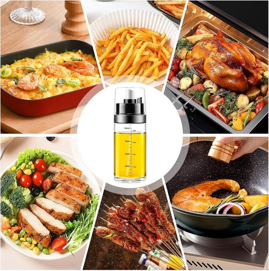 Allecto Plus - 2-in-1 oliesproeier voor spijsolie - 150 ml ...