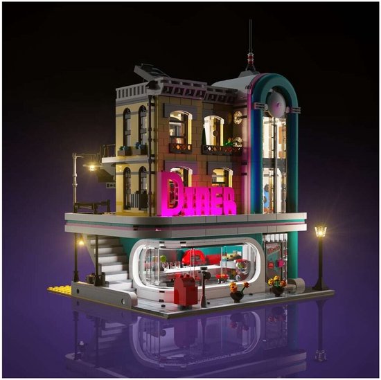LMB 2.0 - Verlichtingsset geschikt voor LEGO® 10260 Downtown Diner | bol