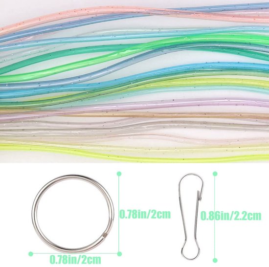 Scoubidou strings - 200 stuks - 20 kleuren - voor creatief DIY | bol