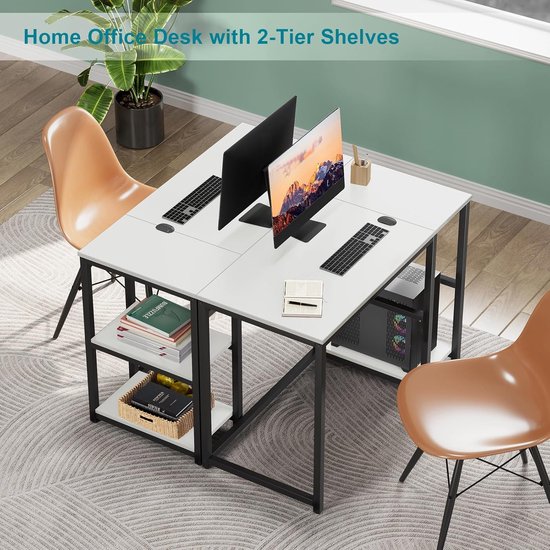 Klein bureau voor kleine ruimtes - multifunctioneel - 1 stuk - MDF | bol