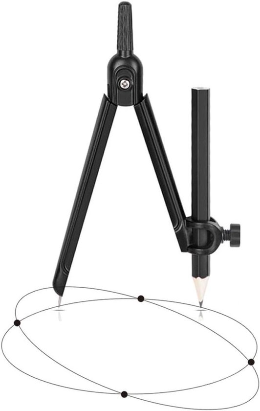 Grote houten passer voor technisch tekenen - Geometrische passer voor ...