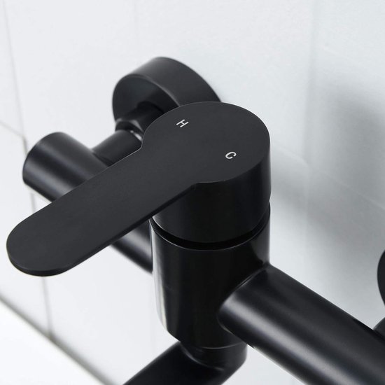 RFWR® 360° Draaibare wandmontage waterkraan voor keuken - Geborsteld ...