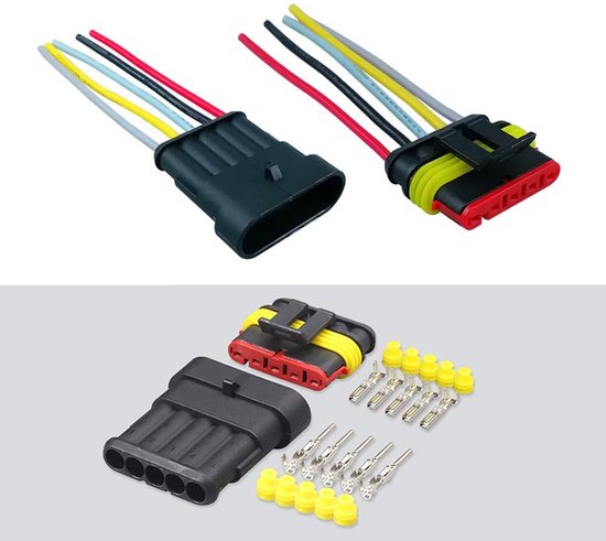 Waterdichte Auto Elektrische Connectoren Set - 2 Delig - Geschikt voor ...