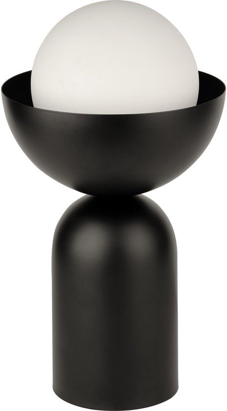OSRAM DECOR Bowl table lamp E14 Black 200mm, table lamp, Metal, Glass ...