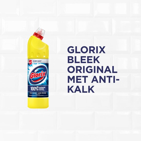 Glorix Bleek Original 750 ml - Voordeelverpakking - 12 stuks | bol