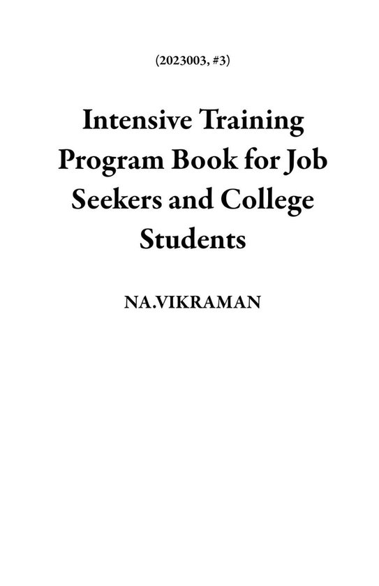 2023003 3 - Intensive Training Program Book for Job Seekers and College ...