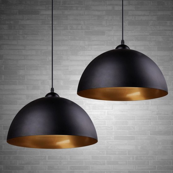 Wrapped Delights - 2 X Moderne Industriële Hanglamp - Vintage Hanglamp ...