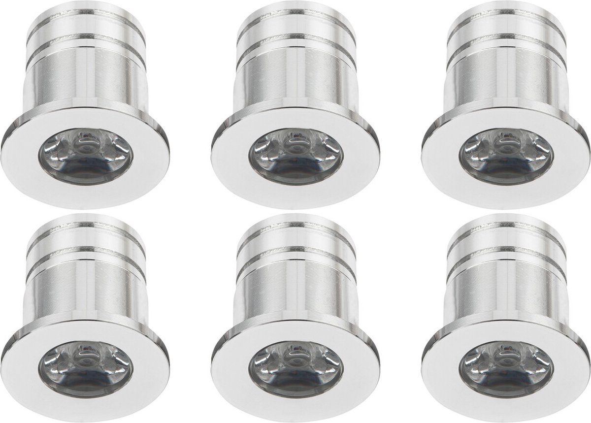 LED Veranda Spot Verlichting 6 Pack - 3W - Natuurlijk Wit 4000K ...