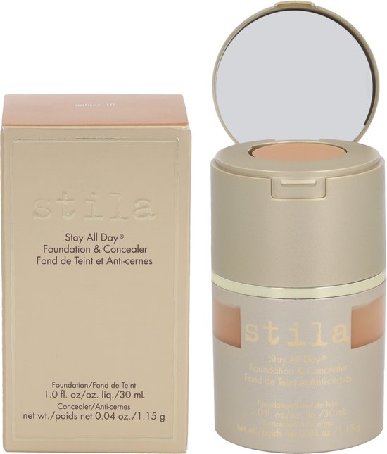 Stila - Stay All Day Foundation & Concealer - 10 Golden | bol.com