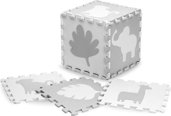 MoMi Speelkleed met opstaande rand - EVA Foam puzzelmat - Speelmat XL ...