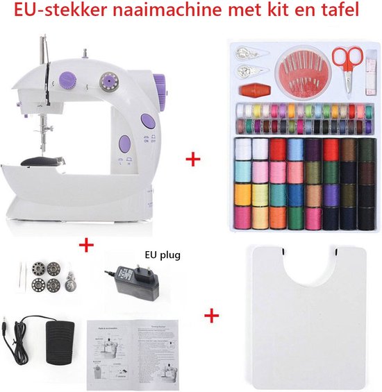 Naaimachine - Elektronisch - Met Tafel - Ideaal voor Beginners - Met 70 delige naaiset... | bol.com