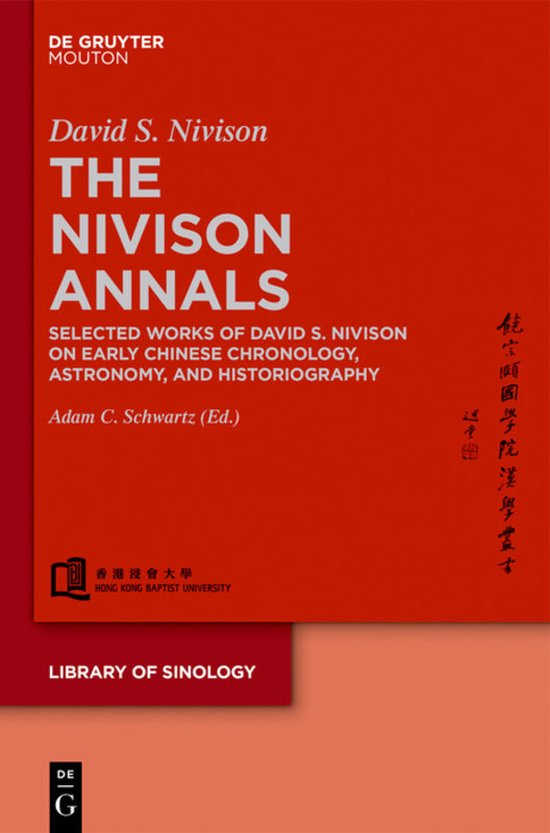 Library of Sinology [LOS]1-The Nivison Annals, David S. Nivison ...