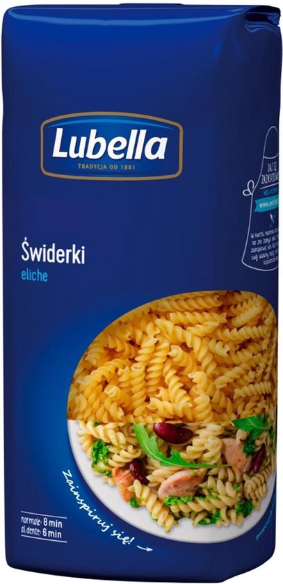 Lubella Classic Eliche 500g pasta gemaakt van hoogwaardige tarwe | bol