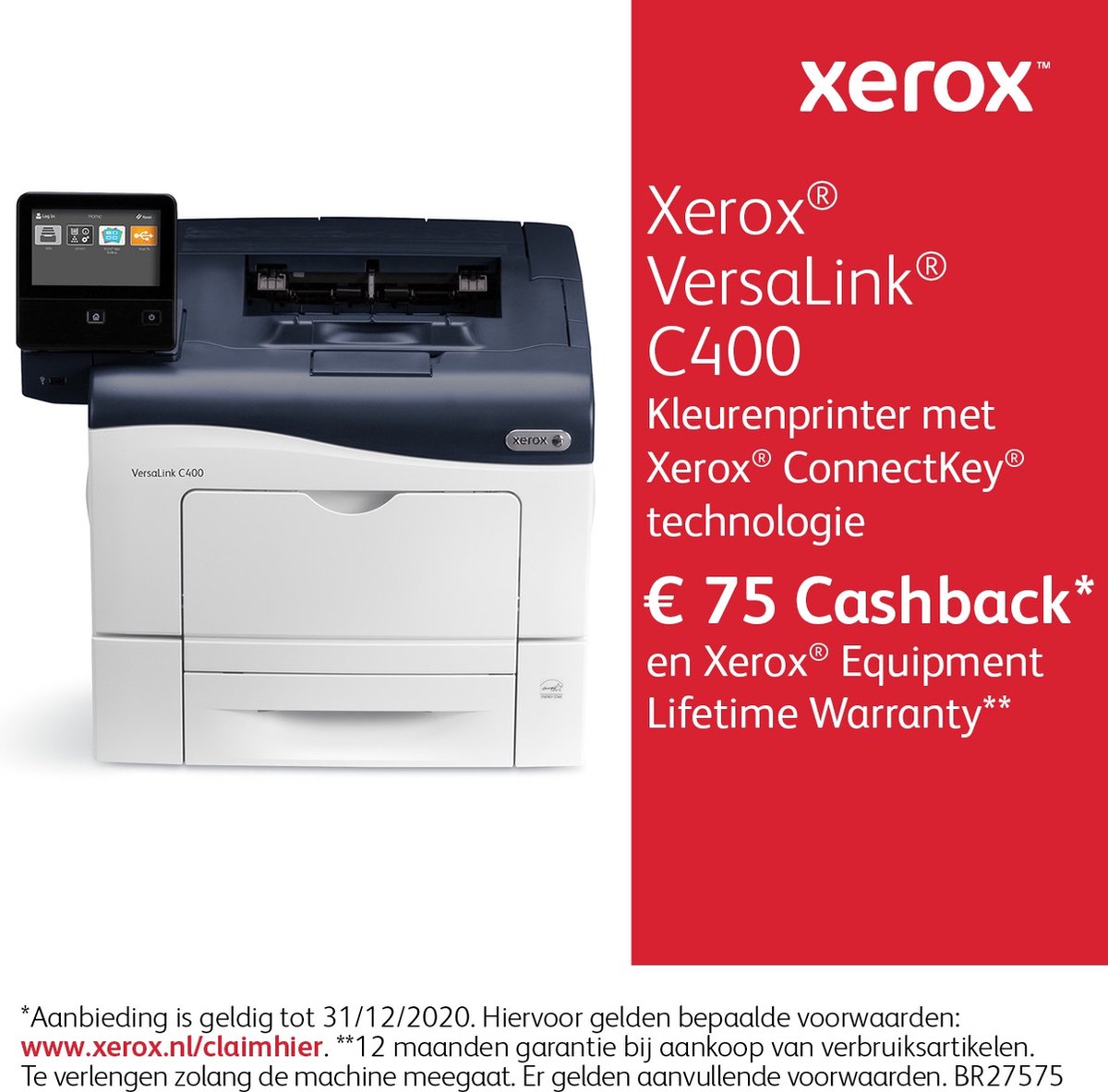 Xerox VERSALINK C400 COLOR PRINTER | bol.com