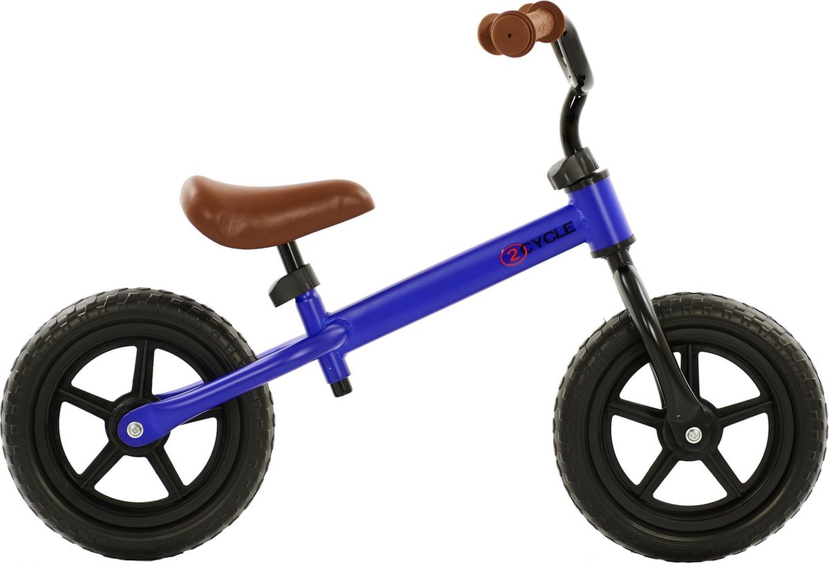 2Cycle Loopfiets - Mat-Blauw | bol.com