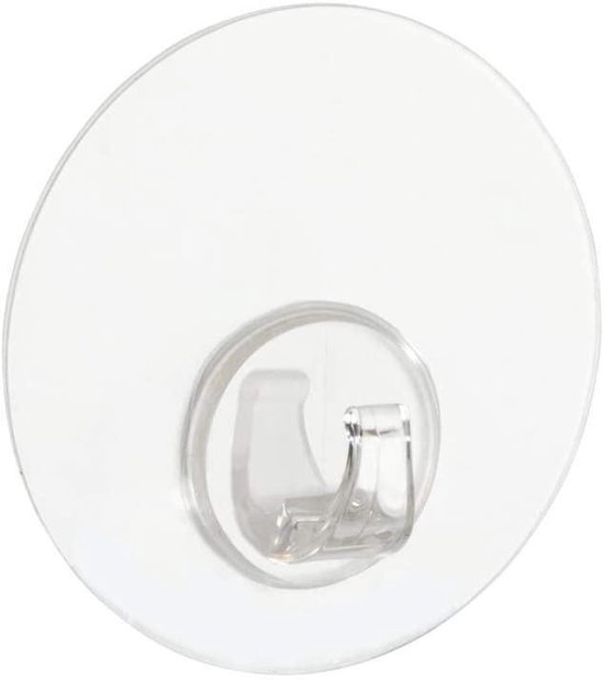 Wenko Wandhaak Static-loc 8,5 Cm Transparant | bol