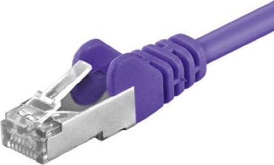 CAT5e FTP patchkabel / internetkabel 7,50 meter paars - netwerkkabel | bol.