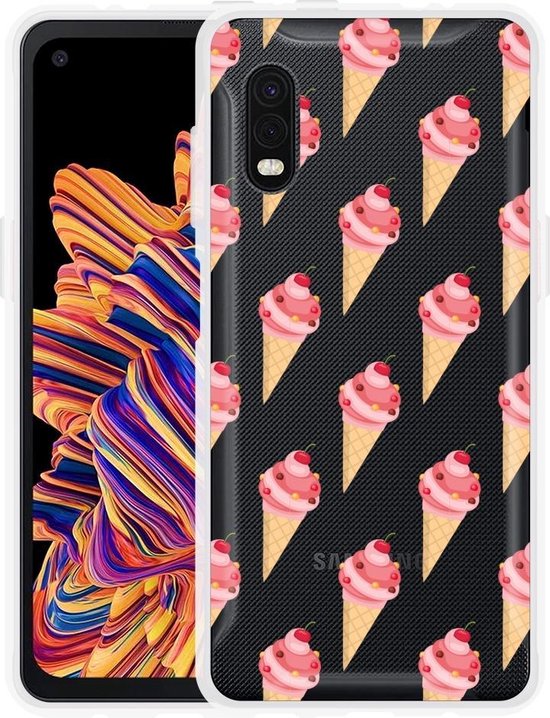 Hoesje Geschikt voor Samsung Galaxy S20 FE Hoesje Abstract Flowers | bol