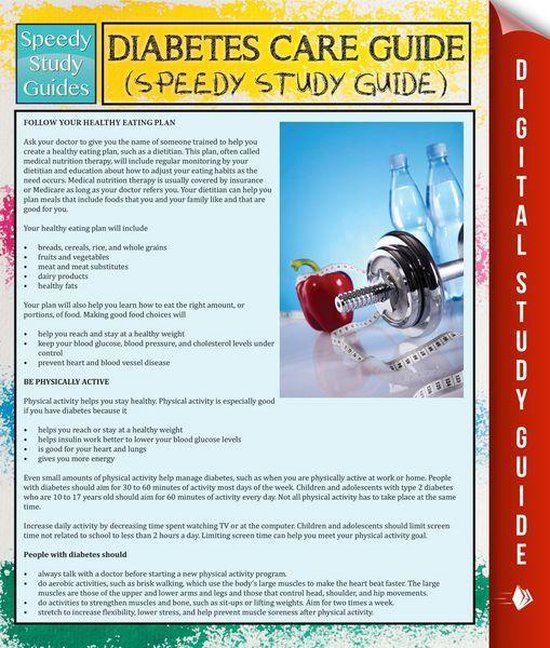 Diabetes Care Guide (Speedy Study Guide) (ebook), Speedy Publishing ...