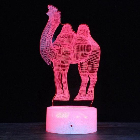 DW02 crack base Creative 3D kleurrijke LED decoratieve nachtlampje ...