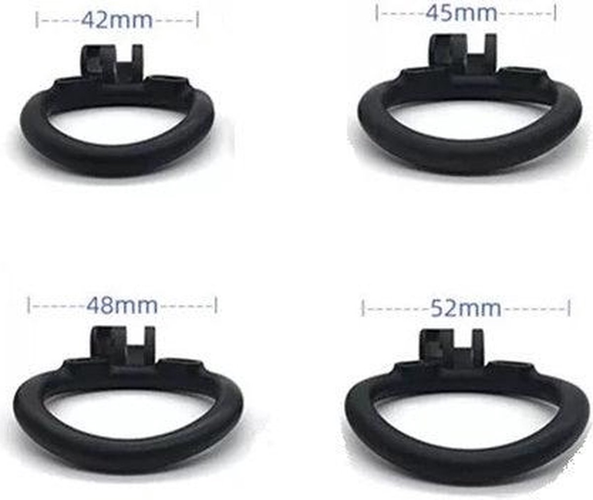 SissyMarket - The Feminizer V2 - Zwart - Chastity cage - Penis kooi ...