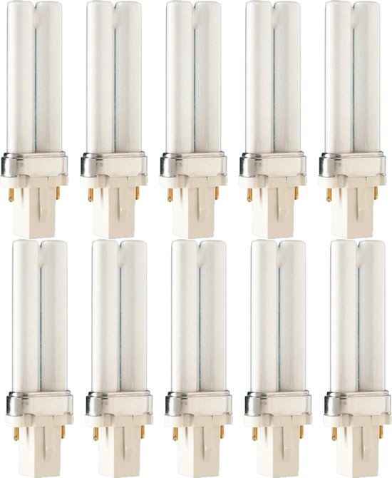 Philips Master PL-S 2P G23 5W 2700K 250lm 230V - 827 - Warm wit licht - Per doos á 10... | bol