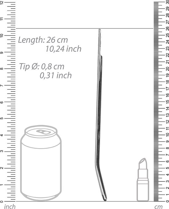 Urethral Sounding - Metal Dilator - 8mm | bol