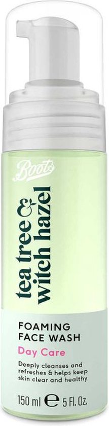 Boots Tea Tree & Witch Hazel Foaming Face Wash | bol