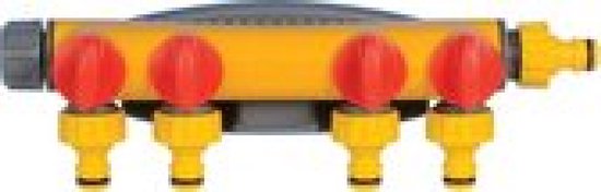 Hozelock Waterverdeler met 4 Kranen 2150R0000 | bol.com