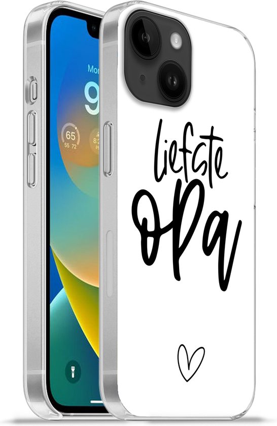 Telefoonhoesje Geschikt voorApple Iphone 14 hoesje - Spreuken - Liefste opa - Opa -... | bol