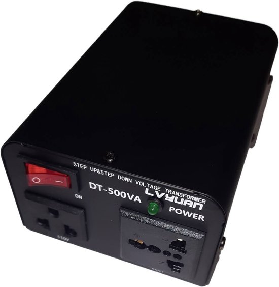 Omvormer VTUE-500VA watt Step Up & Step Down 110V-220V /220V-110V Converter (500W)... | bol