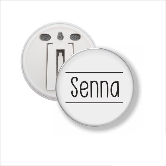 Button Met Clip 58 MM - Senna | bol