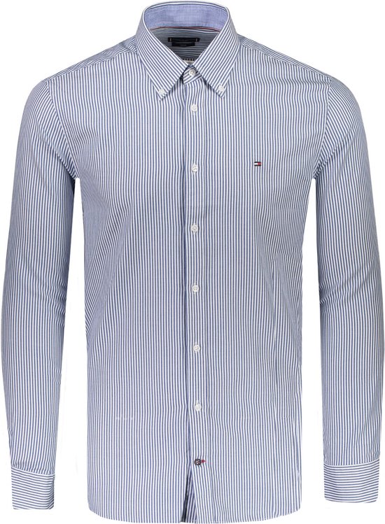 Tommy Hilfiger Overhemd Blauw voor Mannen - Herfst/Winter Collectie | bol.com