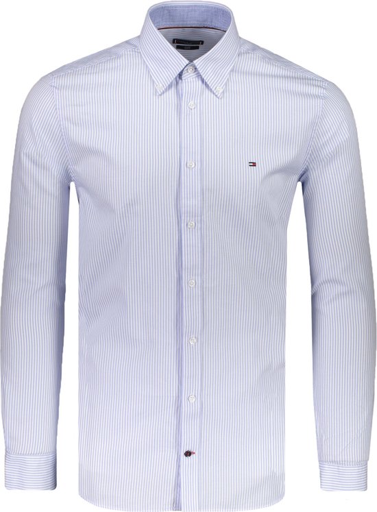 Tommy Hilfiger Overhemd Blauw voor Mannen - Herfst/Winter Collectie | bol.com