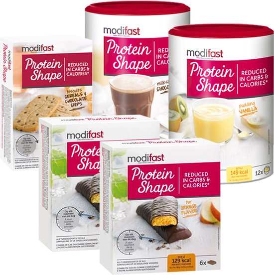 Modifast | Mix Protein Shape | Voordeelpakket | 5 x Modifast Protein ...