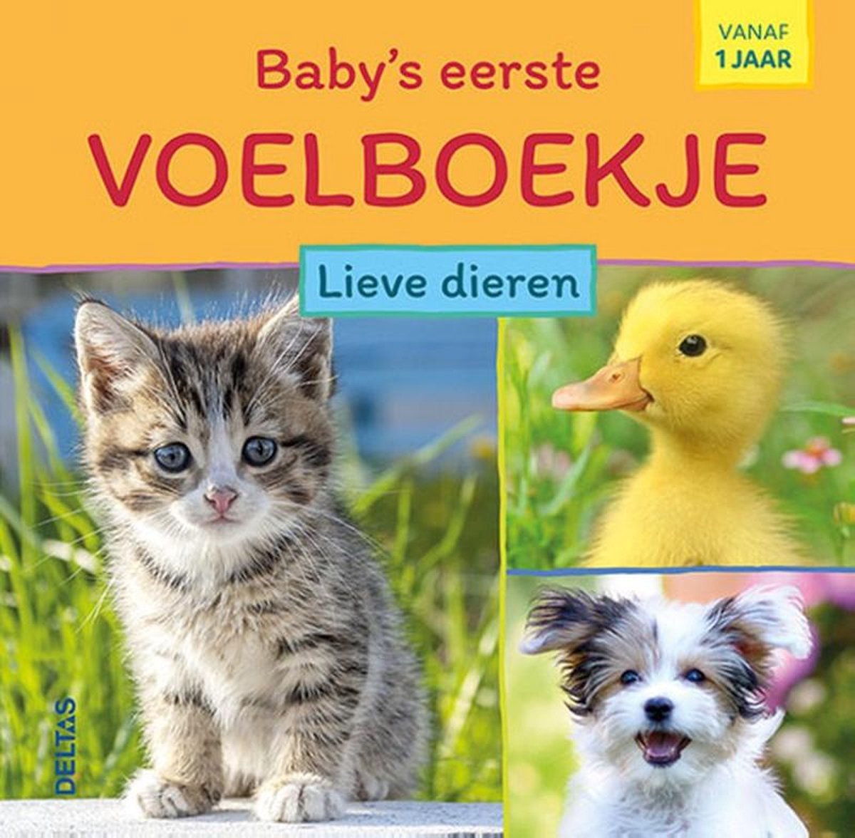 Baby's eerste voelboekje - Lieve dieren | bol.com