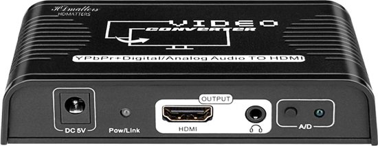 Video Converter - RCA+Y/PB/PR Component naar HDMI - Zwart | bol