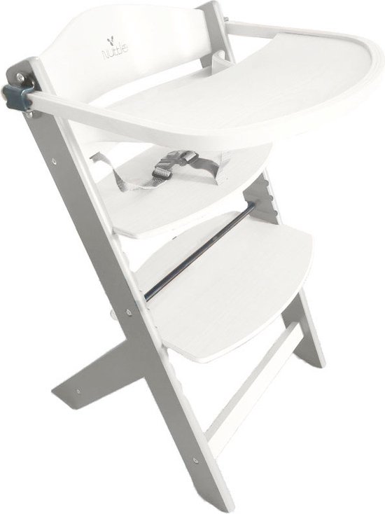 Cangaroo Nuttle Meegroei Kinderstoel - Wit - Vanaf 6 maanden - 30 kg | bol