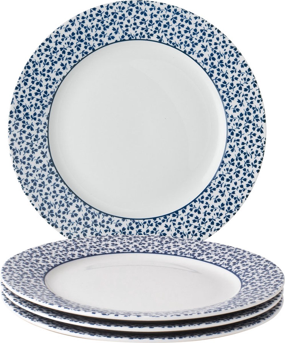Laura Ashley Blueprint Collectables Borden set van 4 - Ø 20cm - Floris ...